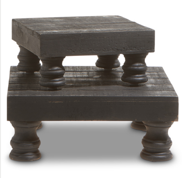 4327992+ (32078) - Black Knob Footed Risers Small — Designer Flower ...