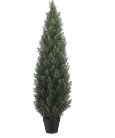 LPC045-GR (23569) - Cedar Topiary Green W/Pot 60" — Designer Flower ...